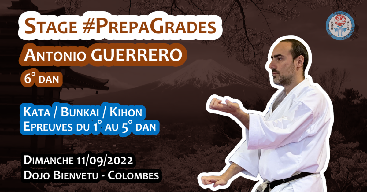 Stage karaté #PrepaGrades le 11-09-2022 - Karate Club Colombes